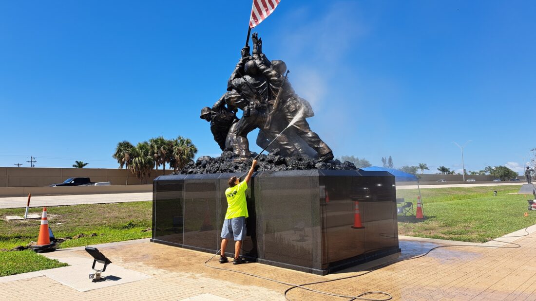 City begins restoration work on Iwo Jima statue - Cape Coral Breeze